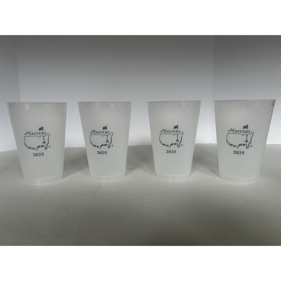 Masters | Dining | 225 Official Masters Frosted Drinking Cups Straight ...